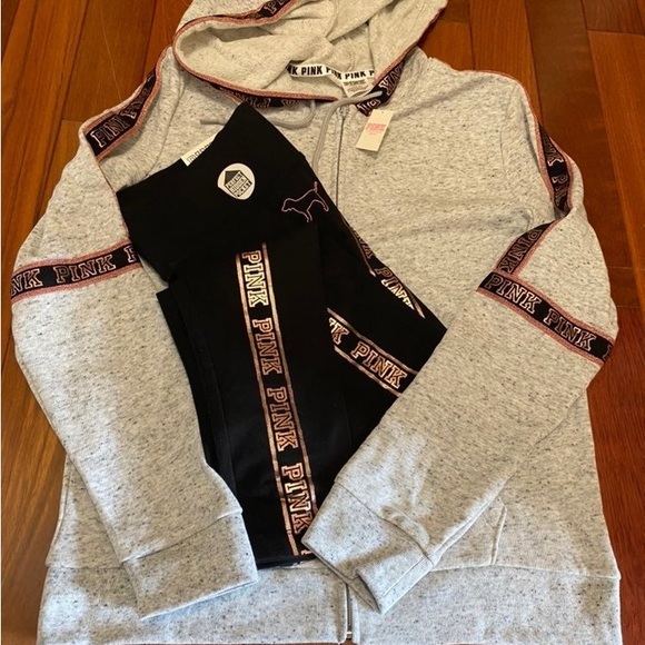 PINK Victoria's Secret | Tops | Nwt Vs Pink Medium Bling Set Htf | Poshmark